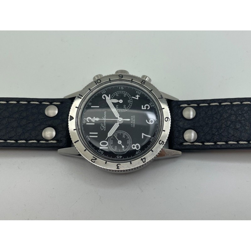 LANDERON CHRONOGRAPHE TYPE 20 A REMONTAGE MANUEL VALJOUX 7733