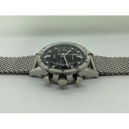 LANDERON CHRONOGRAPHE TYPE 20 A REMONTAGE MANUEL BRACELET MESH